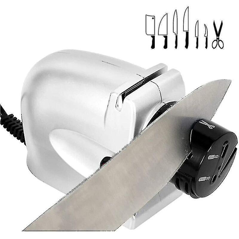 Electric Knife Sharpener, Kitchen Knife Sharpener, Non-slip Base Apply ...