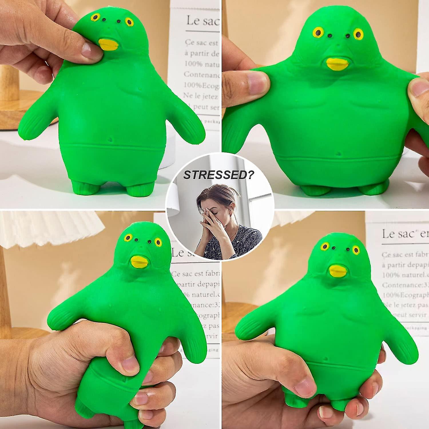 Funny Green Anti-stress Toys,portable Squeeze Sensory Toys For Adults ...