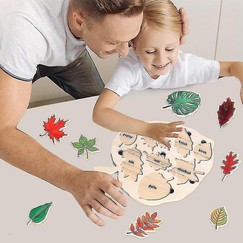 Leaf Shape Puzzle Puzzles For Toddlers Leaf Shape Preschool Puzzles ...