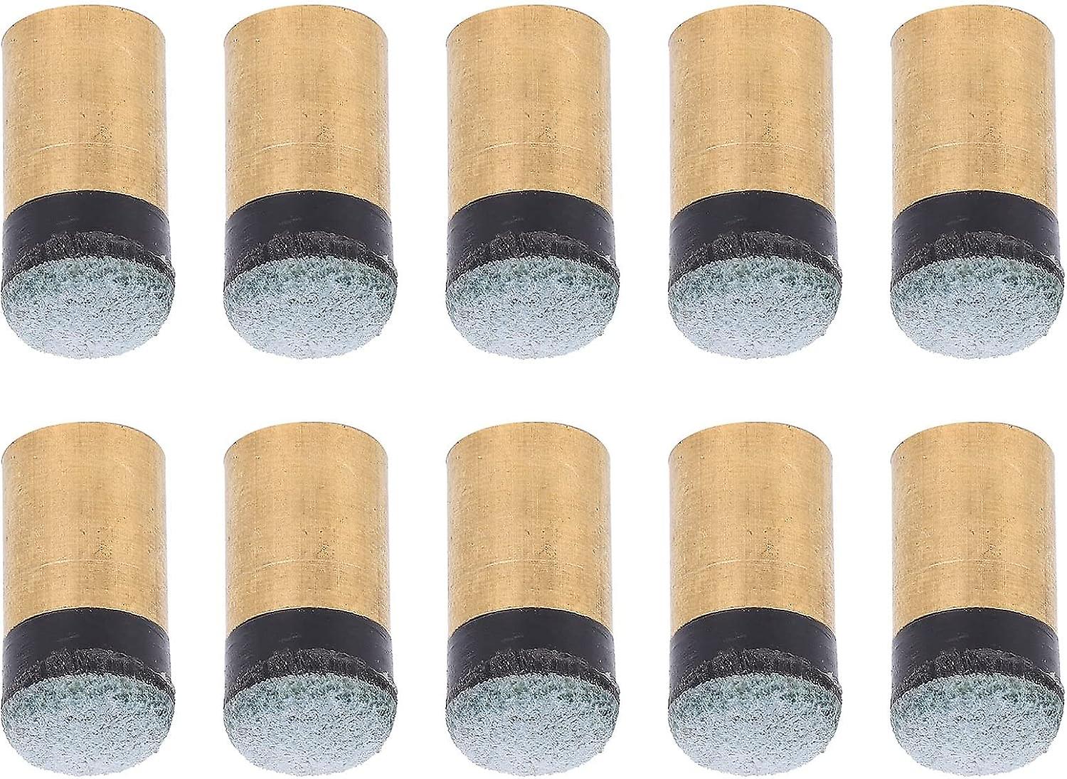 10pcs Billiards Cue Tips, Snooker Pool Cue Tips, Replacement Brass ...