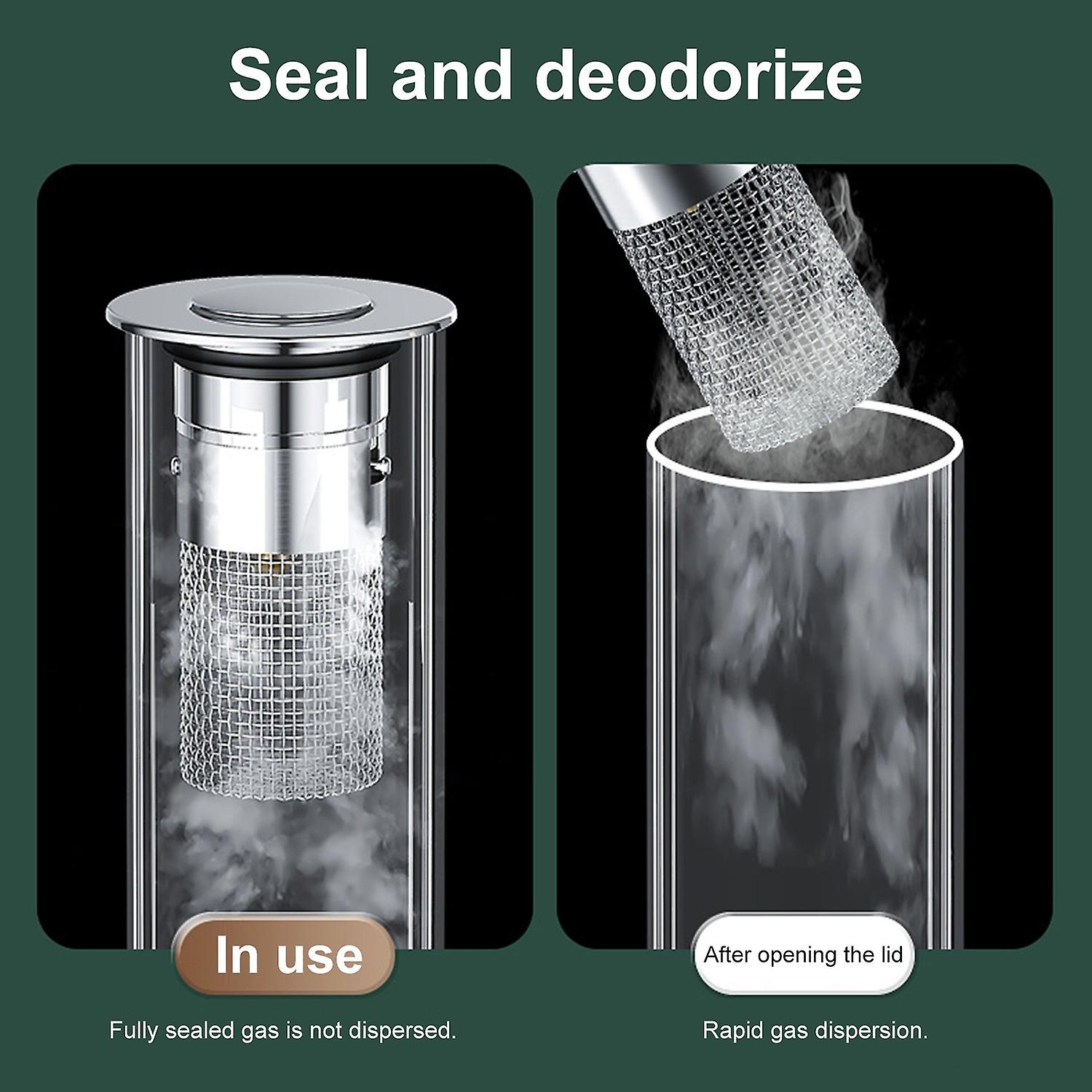 Drain Stopper Universal Bathroom Sink Stopper Stainless Steel Anti-Clog ...