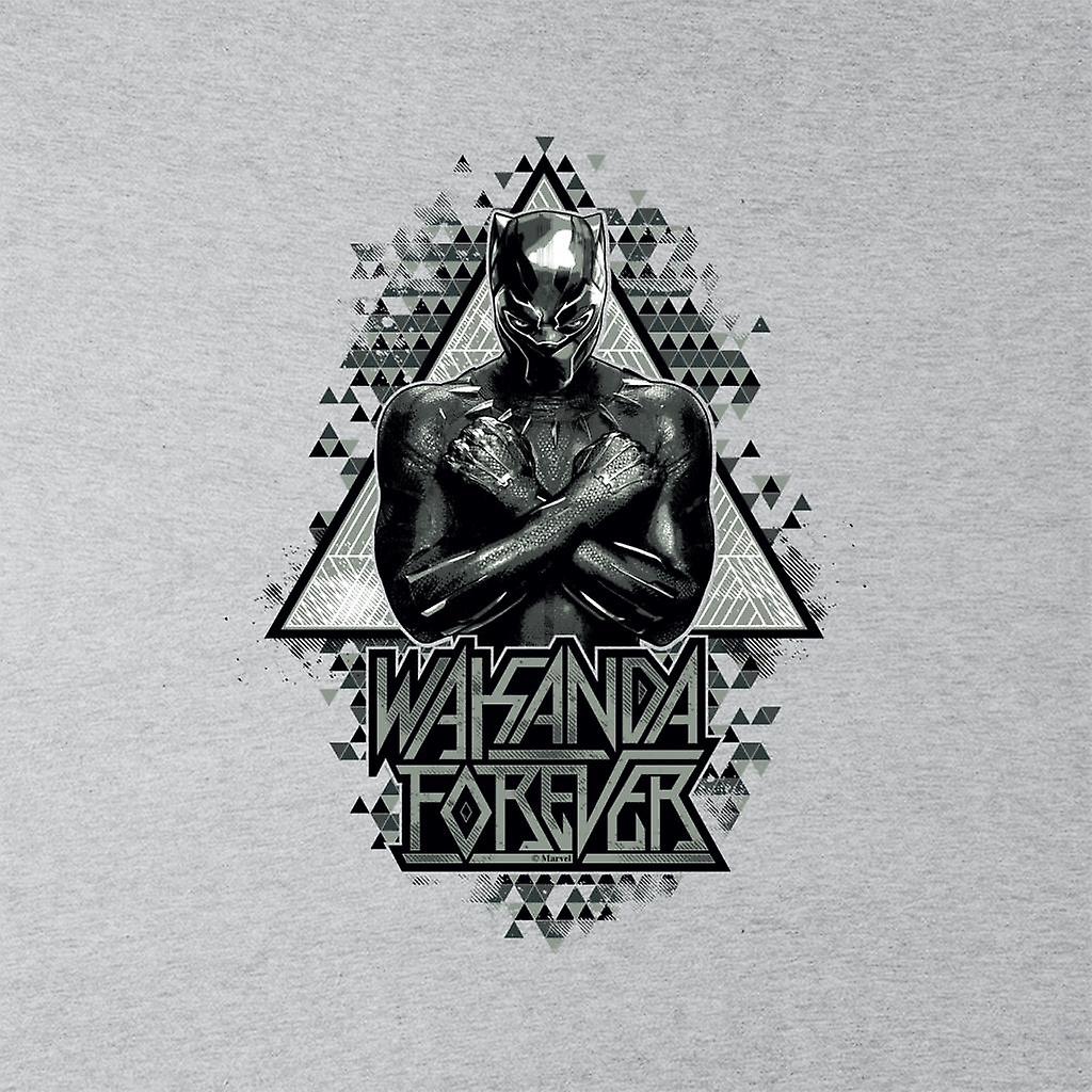 Marvel Black Panther Wakanda Forever Arm Cross Men's T-Shirt | Fruugo US