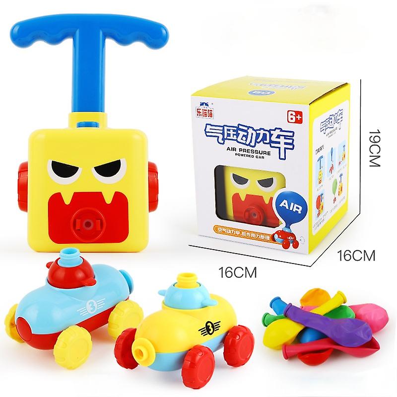 A balloon-powered car children's toy power gas golf cart inflatable car ...