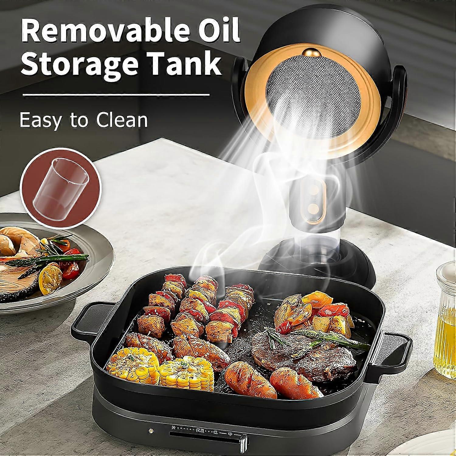 Portable Range Hood, Desktop Range Hood with 2 Speed Exhaust Fan ...