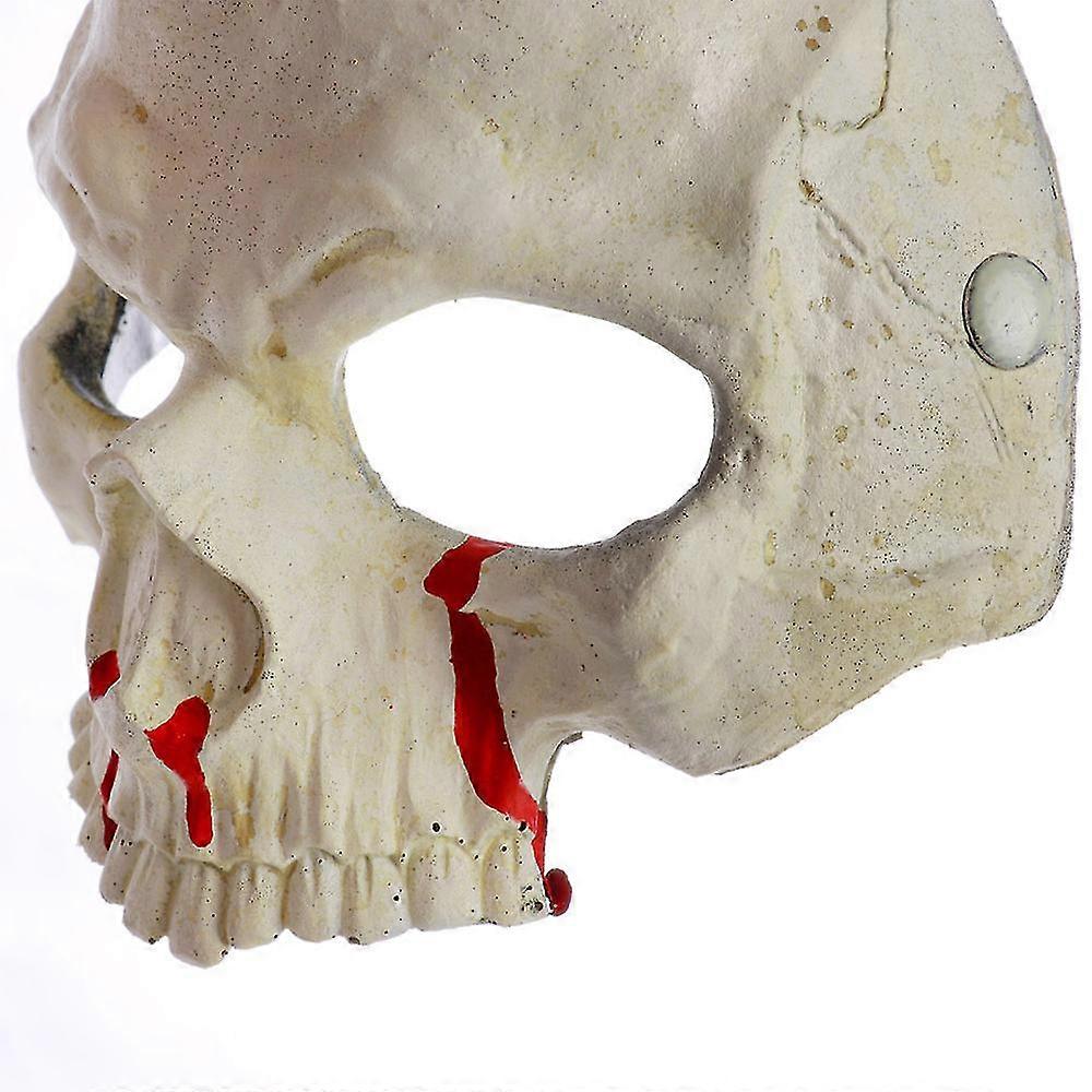 Horror Skull Mask Adult Scary Skulls Half Face Halloween Masquerade ...