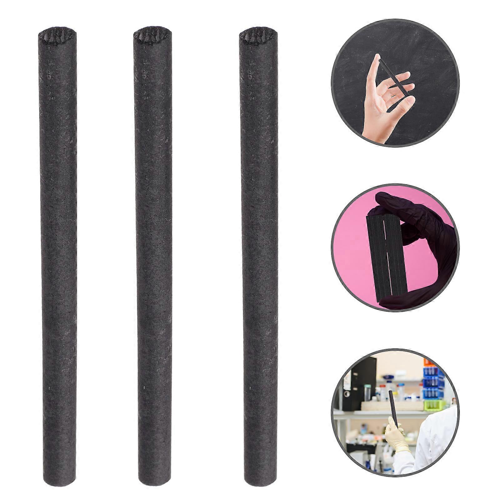 10pcs 8mm Diameter Graphite Rod Carbon Rod Electrode Cylinder Tube Bar ...