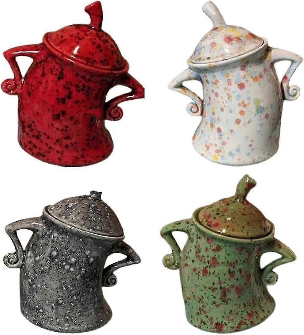 Canister With Attitude,airtight Ceramic Kitchen Storage For Coffee, Tea ...