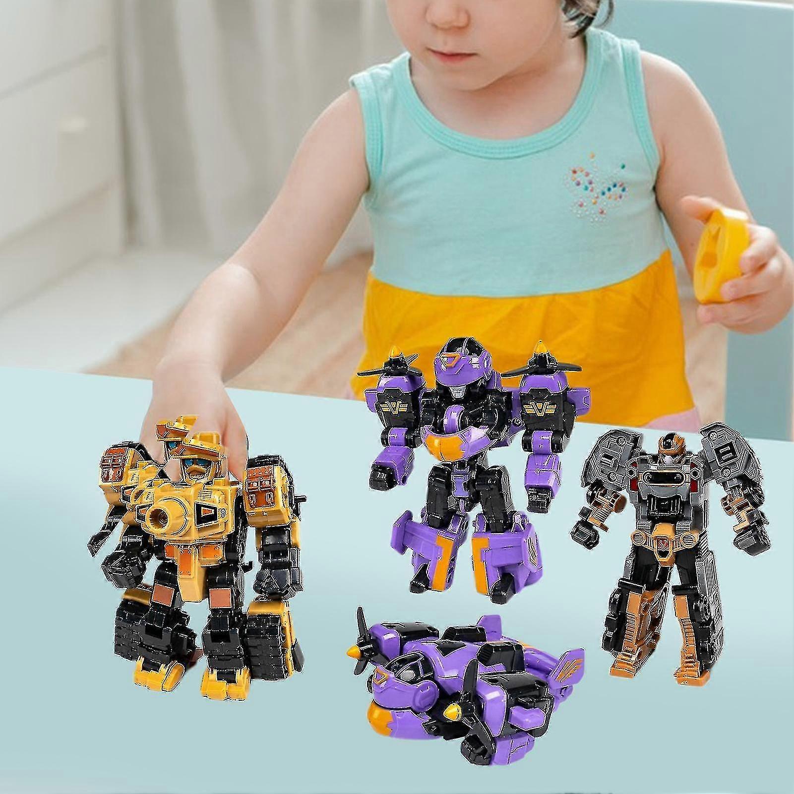 Sinknap 15cm Robot Transformer Toy Various Style Fast Fighter Aircraft ...