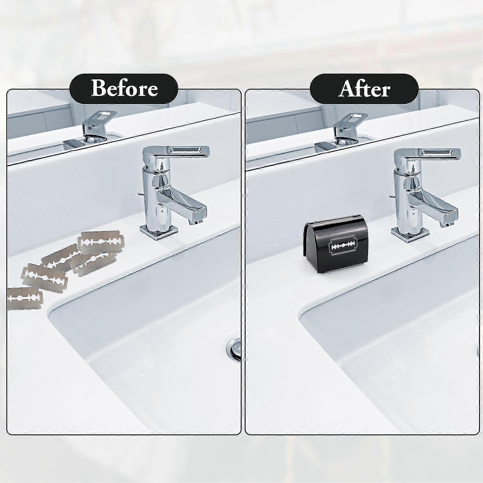 Portable Shaver Disposal Case Safe Storage Bank for Used Safety Shaver ...