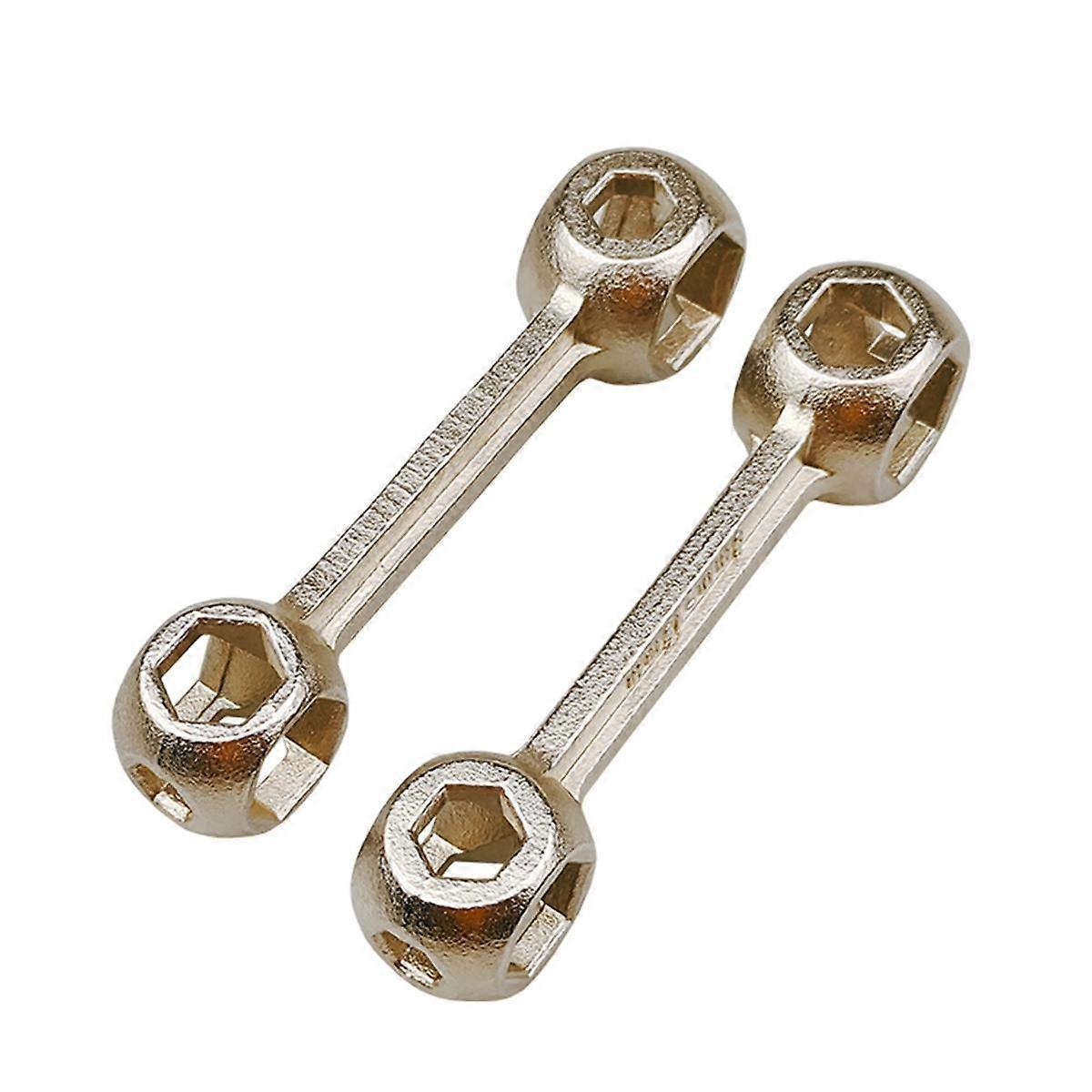 Bone Shape Hexagon Wrench Multipurpose 6-15mm 10 Holes Cycling Spanner ...