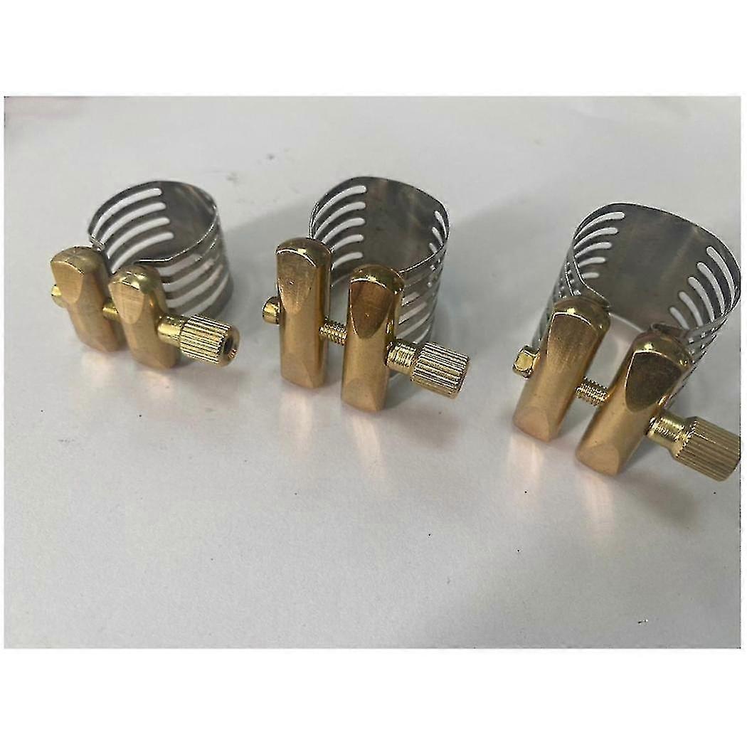 Tenor Saxophone Clamp Instrument Mouthpiece Ligature Clip Sax Head Clip ...
