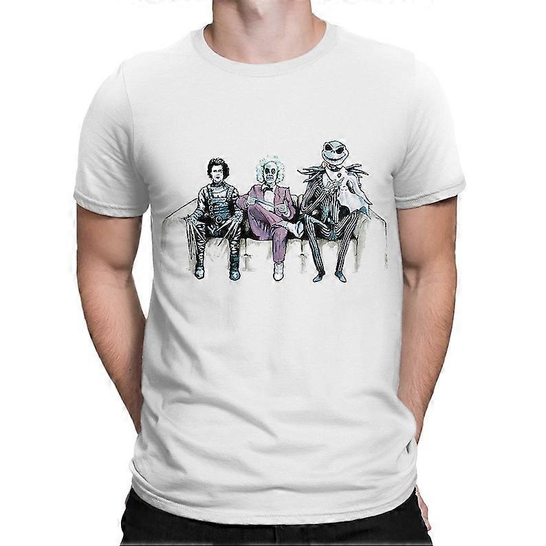 Tim Burton Characters T-Shirt, Edward Scissorhands Beetlejuice Jack Skellington Shirt -ULL203 ...