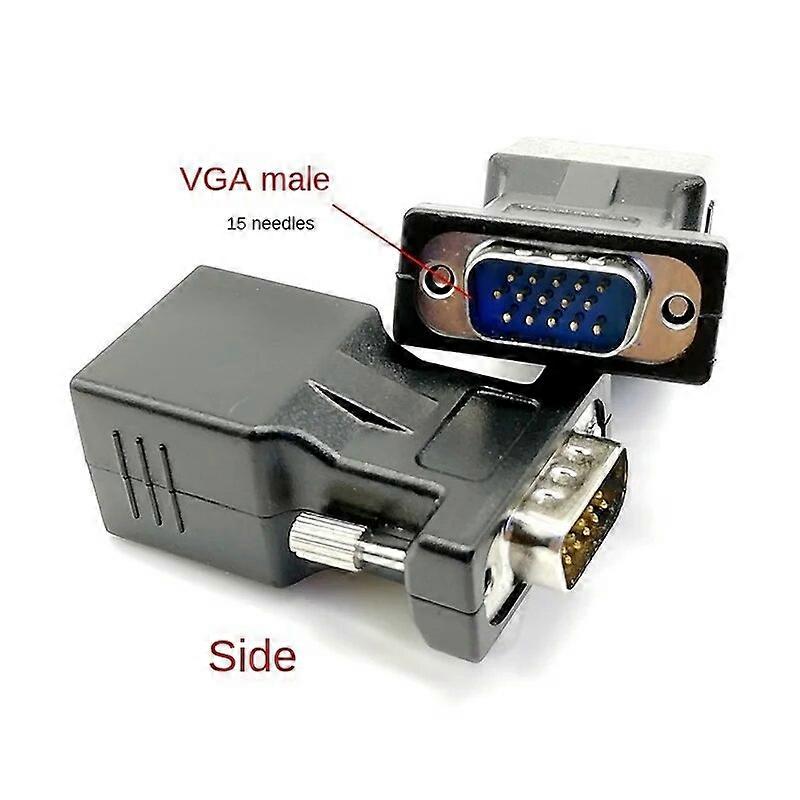 15pin VGA Female To RJ-45 Female Connector Card VGA RGB HDB Extender To ...
