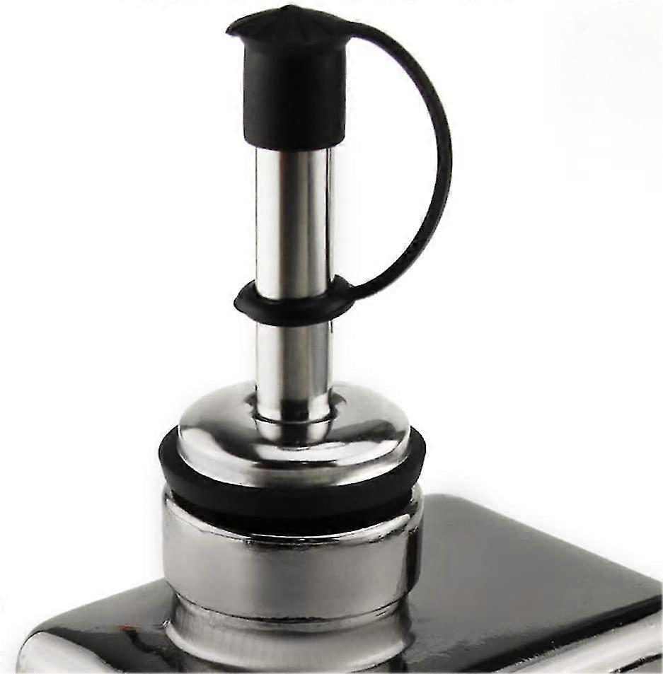 Set Of 8 Stainless Steel Pouring Spouts, Straight Shape, With Lid ...