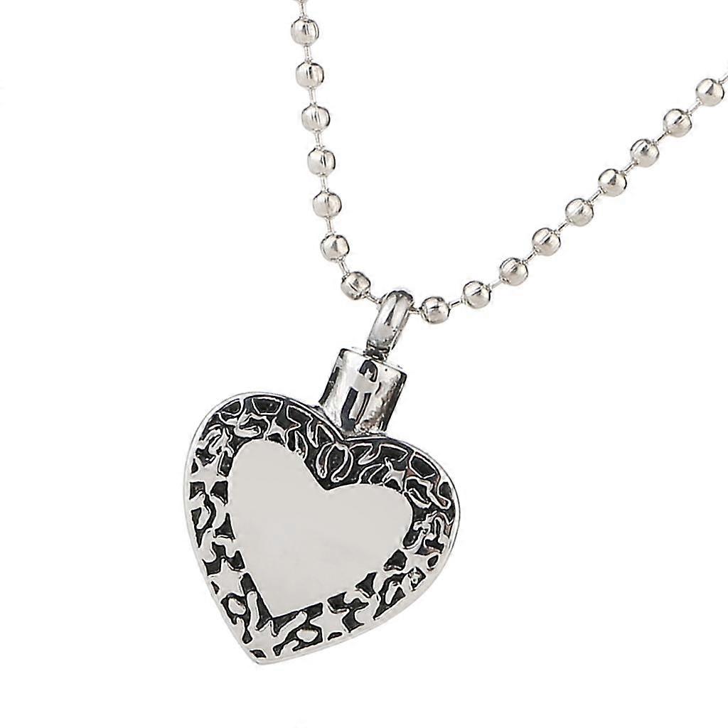 Stainless Steel Ashes Locket Necklace Ashes Holder Prayer Box Locket ...