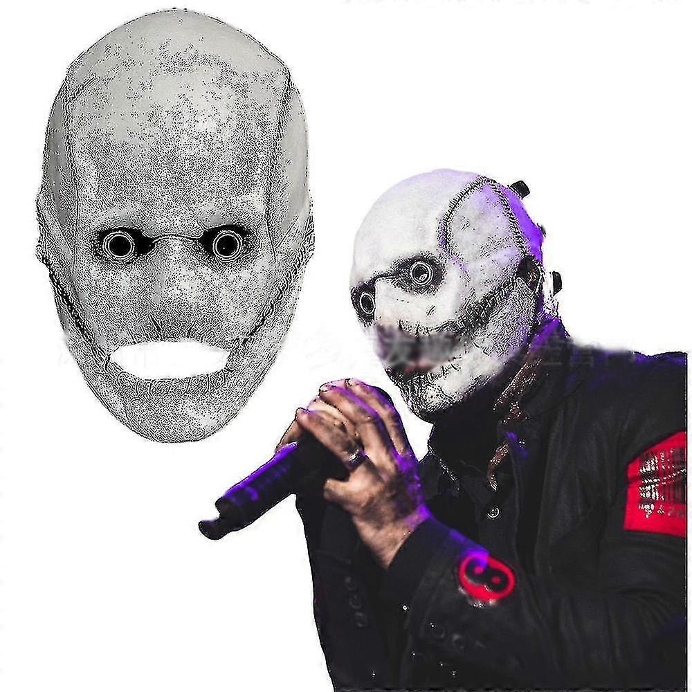 Halloween Slipknot Corey Taylor Mask Dj Cosplay Long/short Horror Latex ...