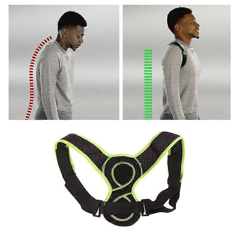 Back Posture Corrector Adjustable Neck Brace Training Equipment Home ...