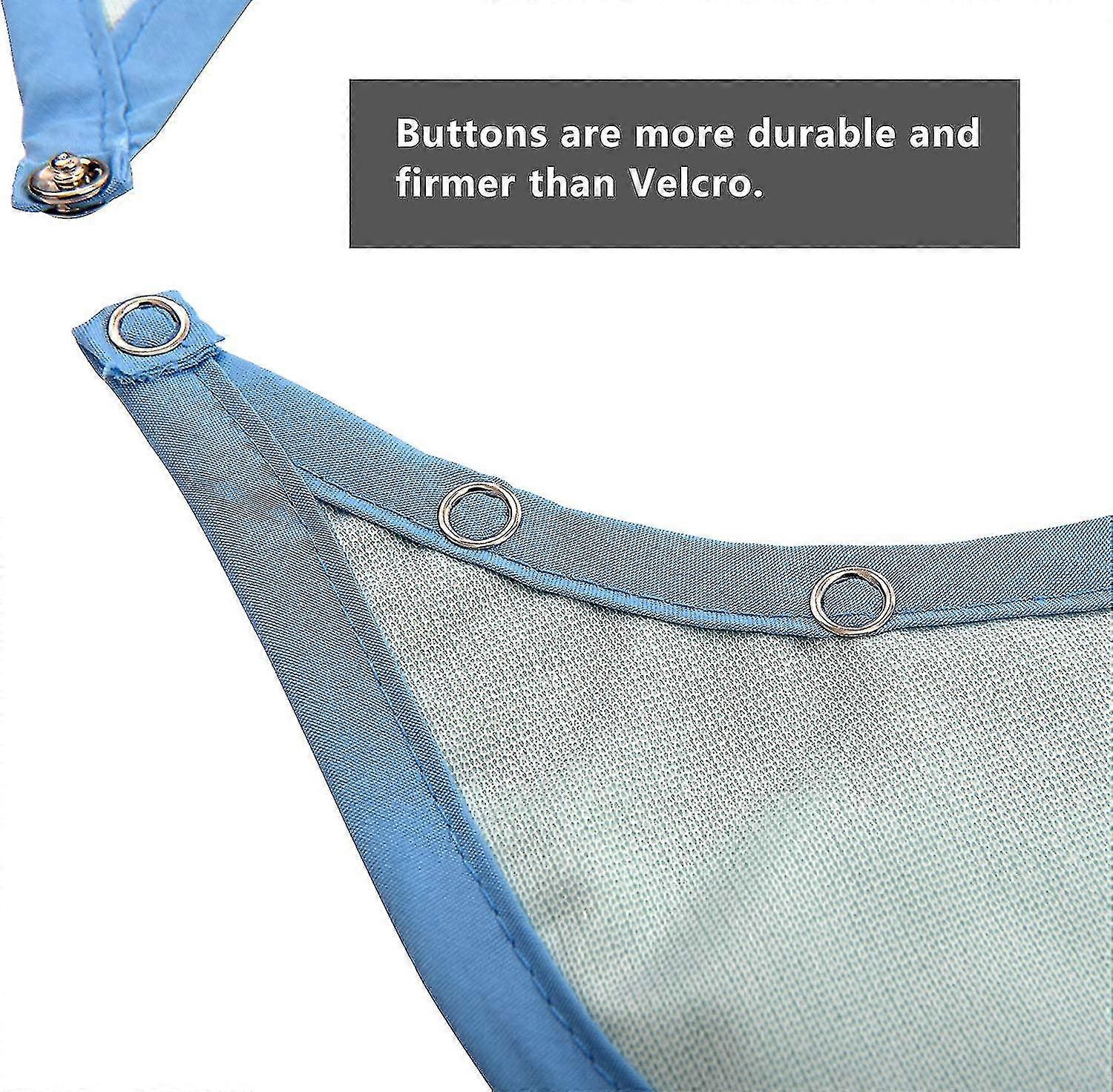 Adult Bib Clothing Protector,(3 Pack,18"x30")washable And Reusable Bibs ...