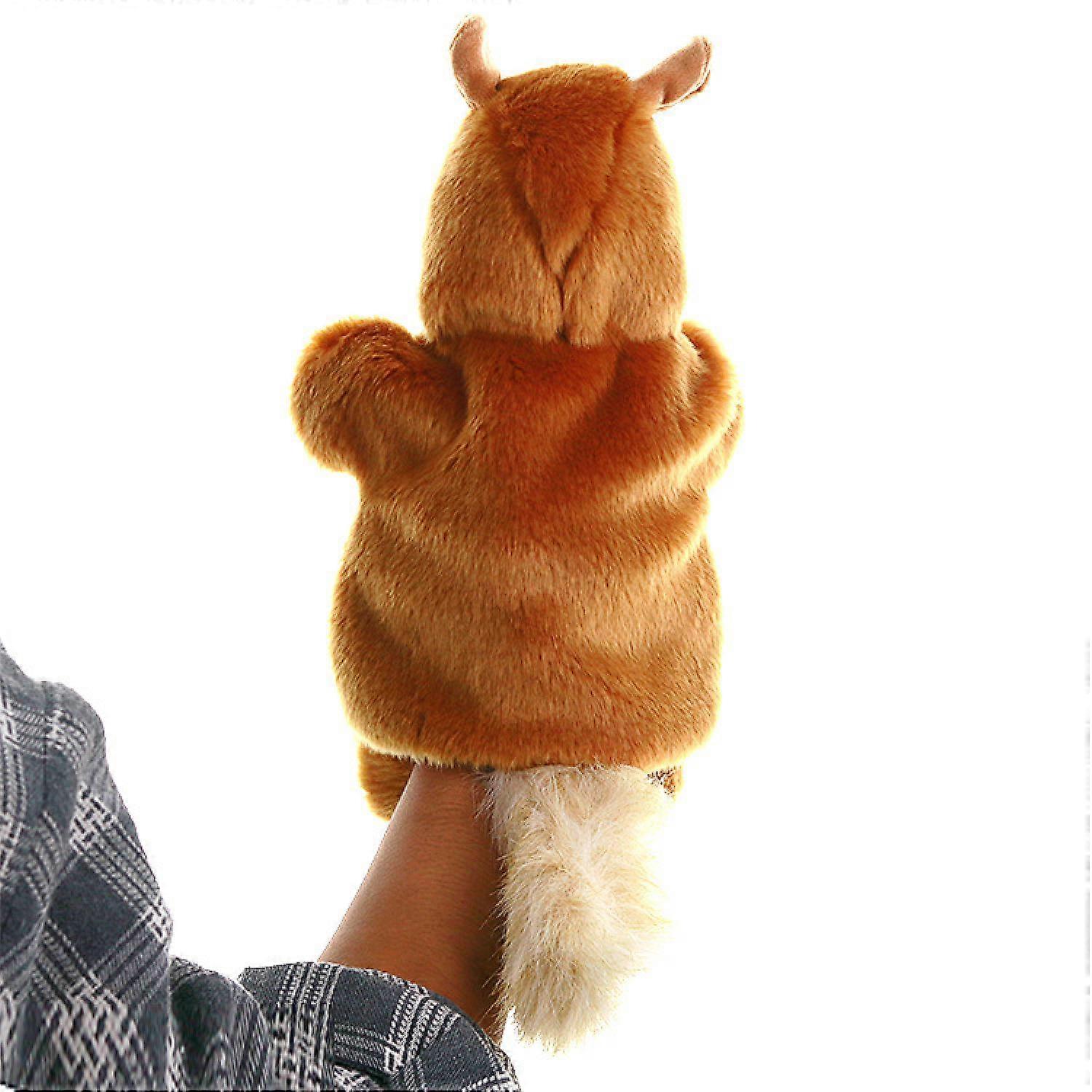 SSRGV A very soft and cute hand puppet plush animal toy, used for ...