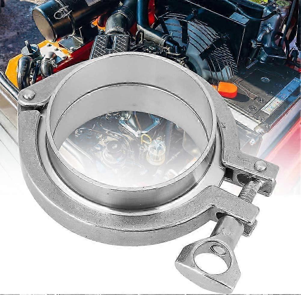 3 Inch Clamp Union Set 76mm Pipe OD Quick Release Clamp Kit Sanitary ...