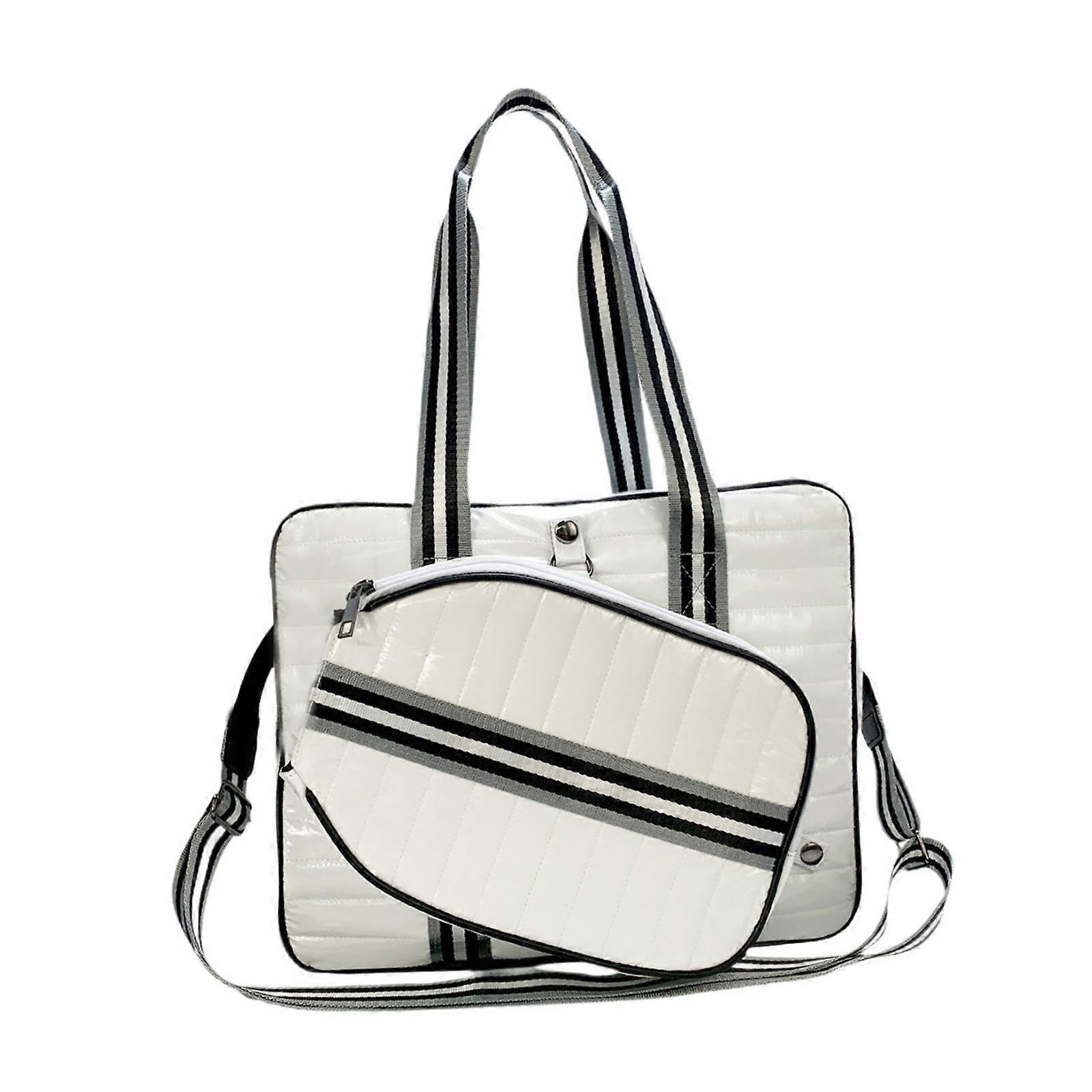 Tennis Bag Badminton Bag with Shoulder Strap Racquet Carrying Bag ...