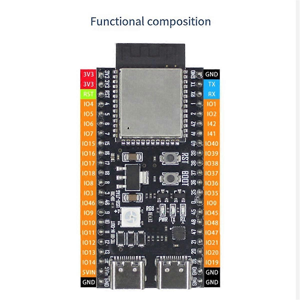 For DeepSeek Xiaozhi AI Voice Chatbot Kit ESP32-S3 N16R8 Development Board Xiaozhi AI Upgraded ...