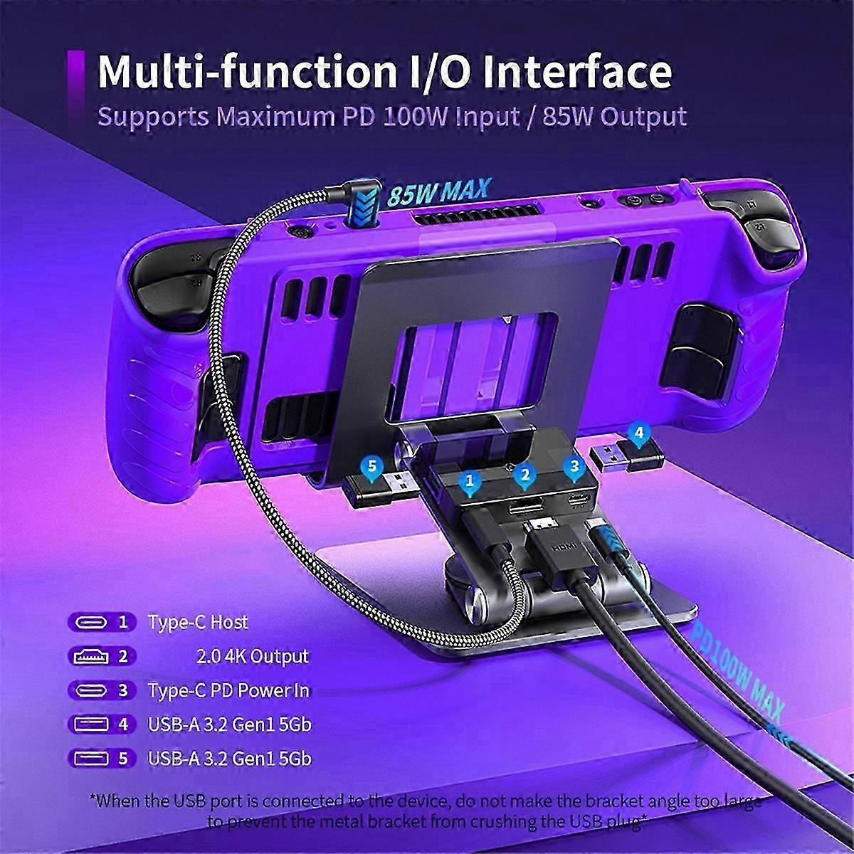 Docking Station for ROG Ally X&Steam Deck OLED&Switch&IPad Pro,B ...
