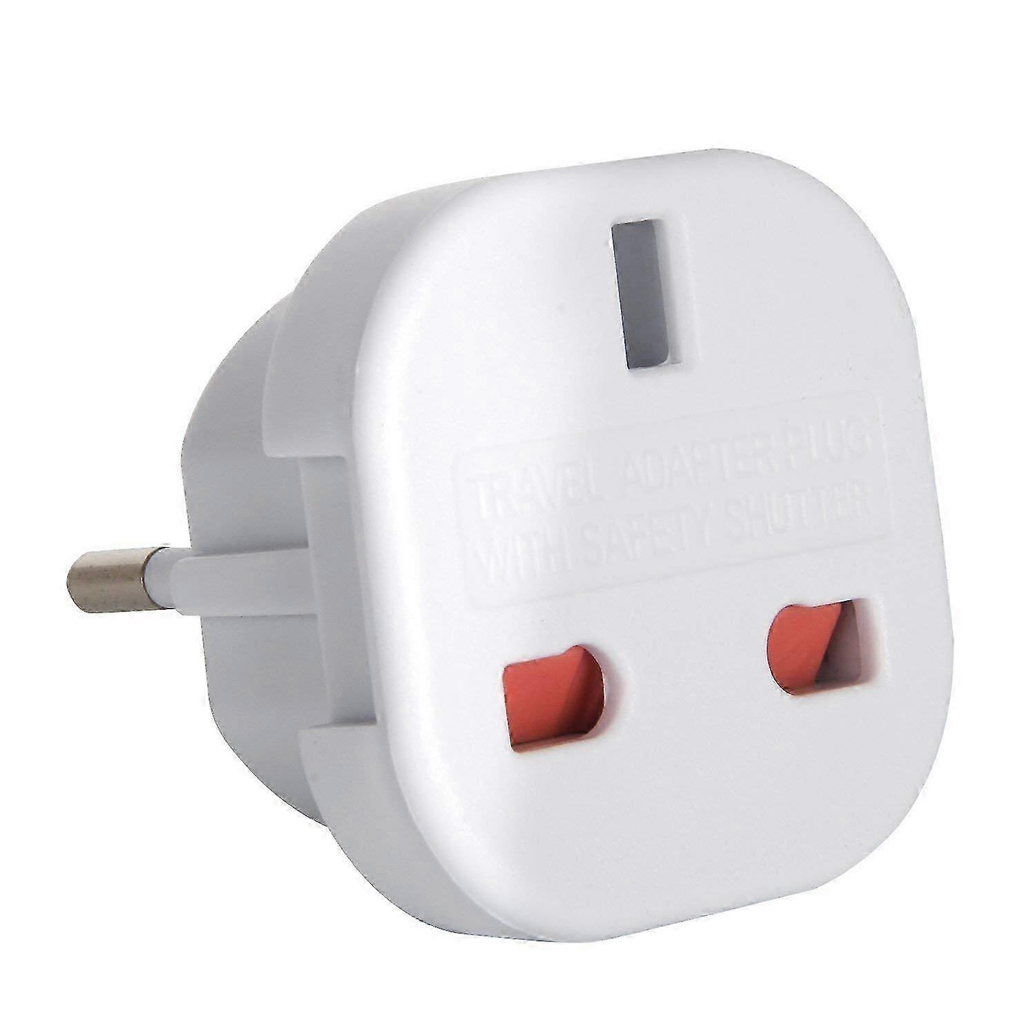 3-packuk to eu european travel adapter, europe type c power plug for ...