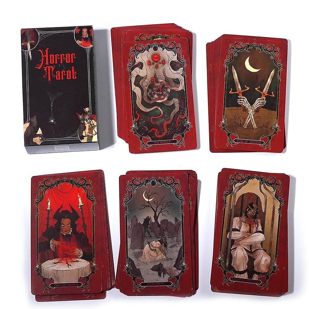 Horror tarot each of the 78 cards in this deck feature inspired by ...