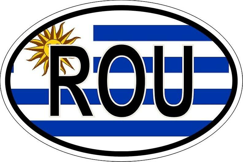 Sticker Sticker Oval Oval Flag Code Country ROU Uruguay Fruugo US Sticker Sticker Oval Oval Flag Code Country ROU Uruguay Fruugo US