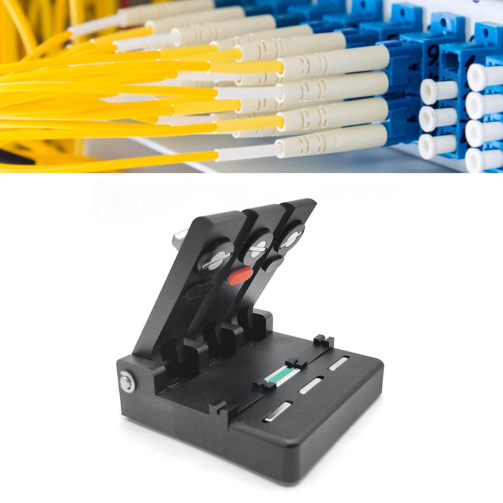 Optical Fiber V Groove Aligner Optic Coupler Butt Connector Bare Fibre ...