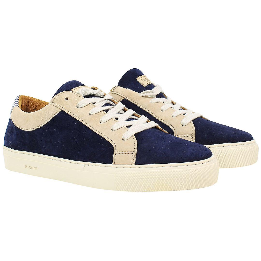 Hackett London Hunt Multi Colour Navy Lace Up Mens Cupsole Shoes ...