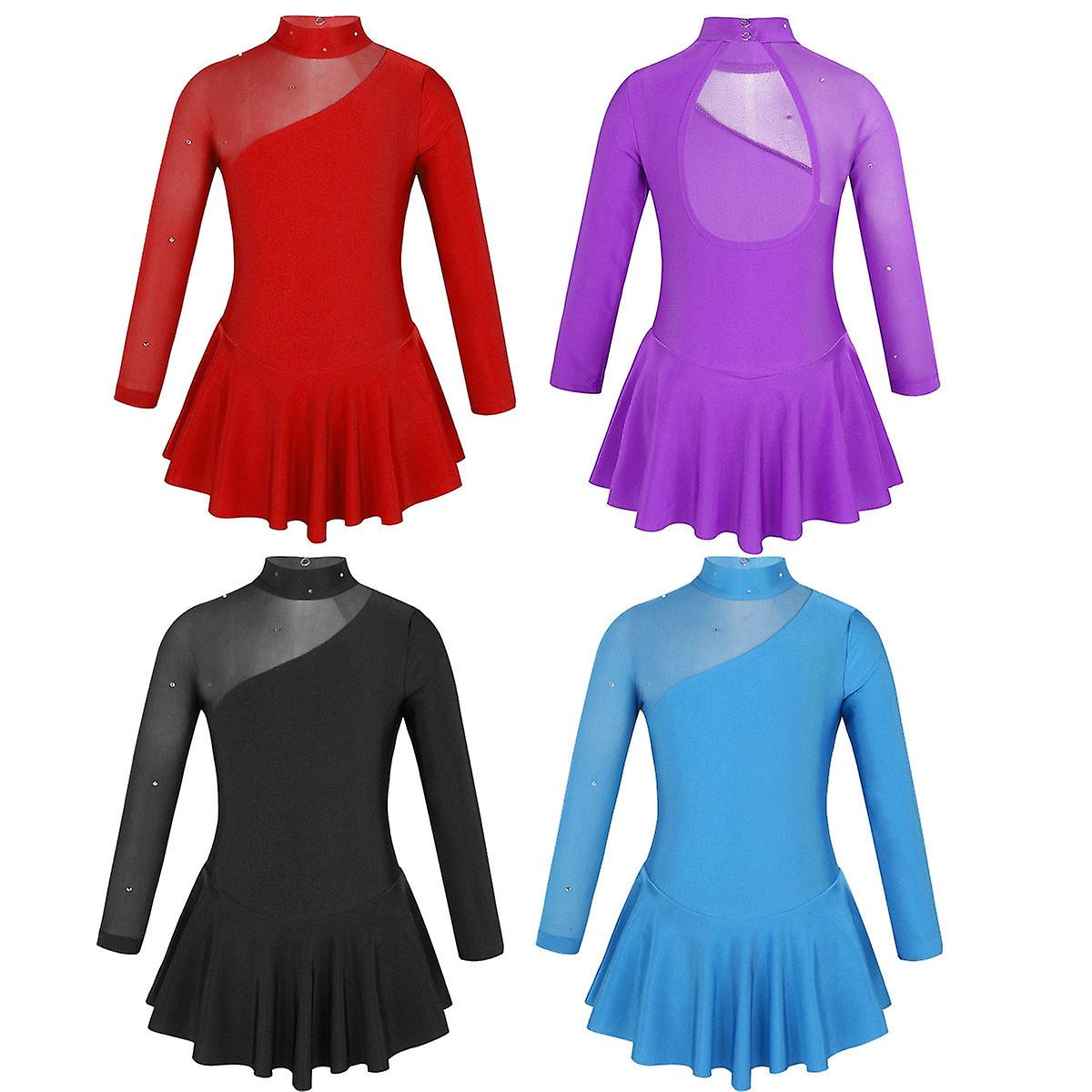Dance Costume Figure Skating Dress | Fruugo NZ