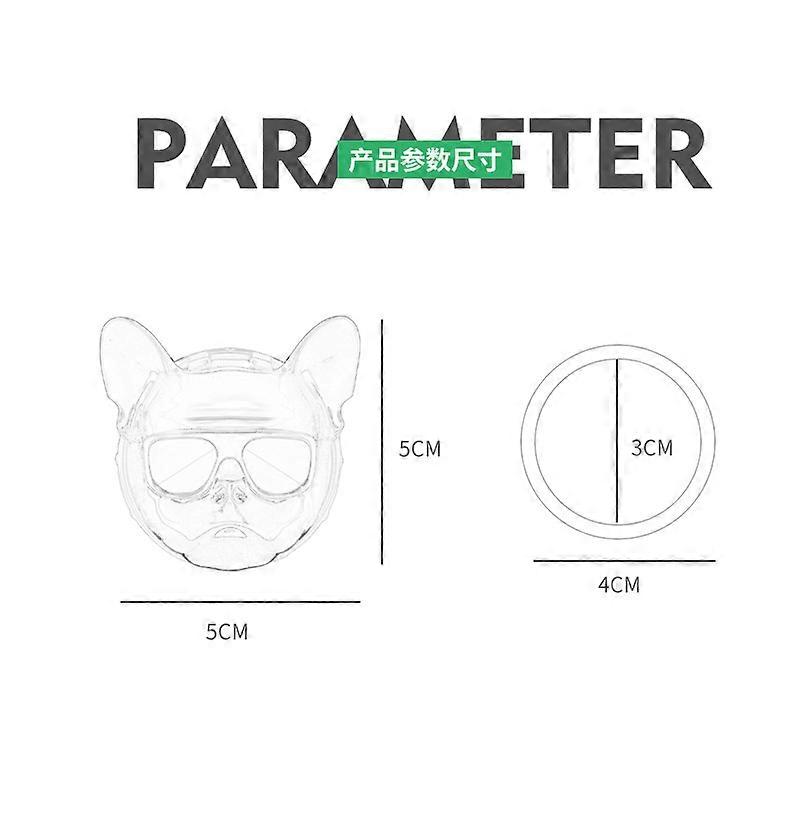 French Bulldog Car Onekey Start Stop Button Cover Ignition Switch ...