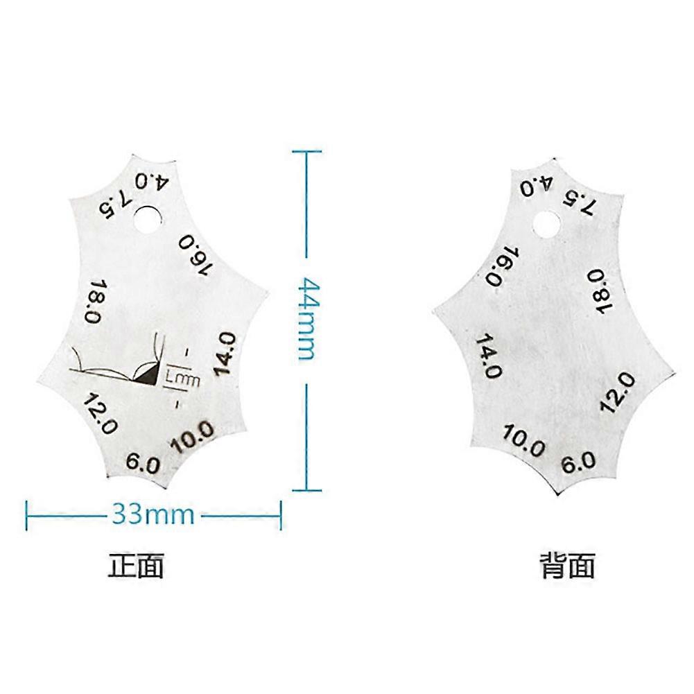 Steel Pocket Welding Gauge Weld Seam Testing Inspection Ruler Welding ...