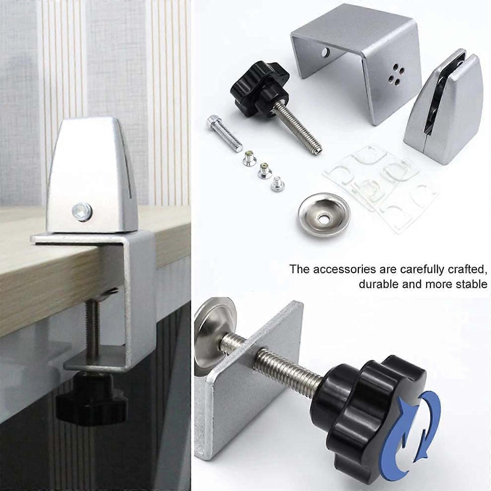 Adjustable Screen Clip Office Desk Divider Clamp for Table Panel ...