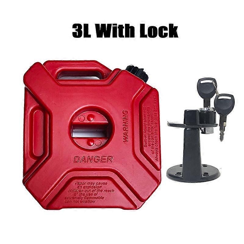 Motorcycle 3L 5L Portable Jerry Can Gas Fuel Tank Petrol Car Gokart ...