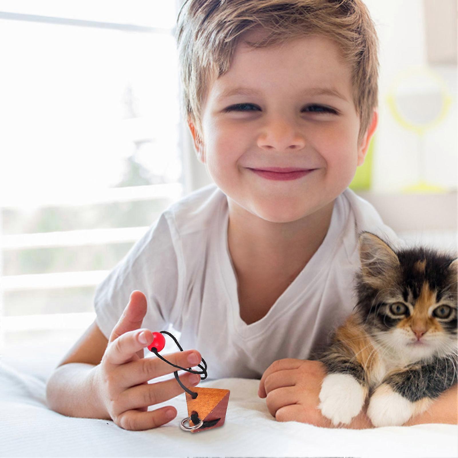 Puzzle Game Rope | Hot Rope Wood Triangle Unlock Toy | Waterproof and ...