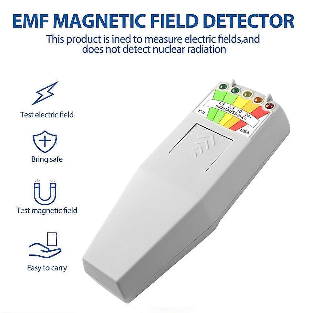 Portable LED EMF Electromagnetic Field Ghost Hunting Detector ...