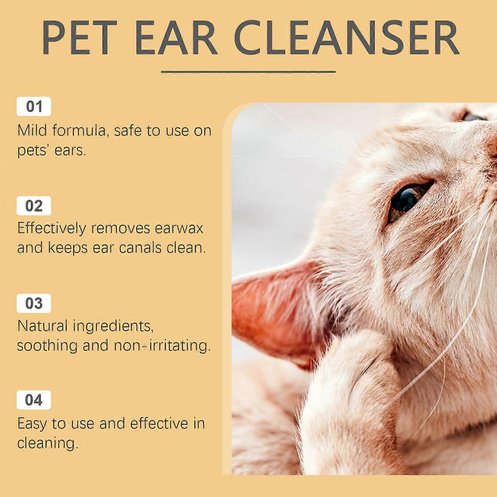 Pet Ear Drops, Efficient Ear Mite Solution, Cat & Dog Universal Ear ...