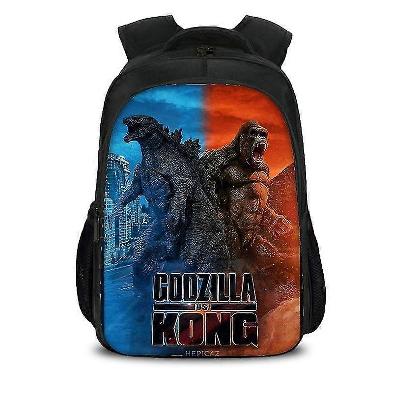 Godzilla Dinosaur Monster School Bag Shoulder Computer Backpack Large ...