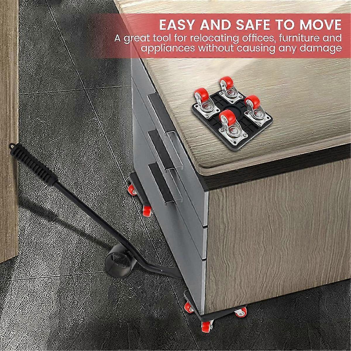 400KG Heavy Duty Furniture Lifter Transport Mover Lifter Sliders Wheel ...