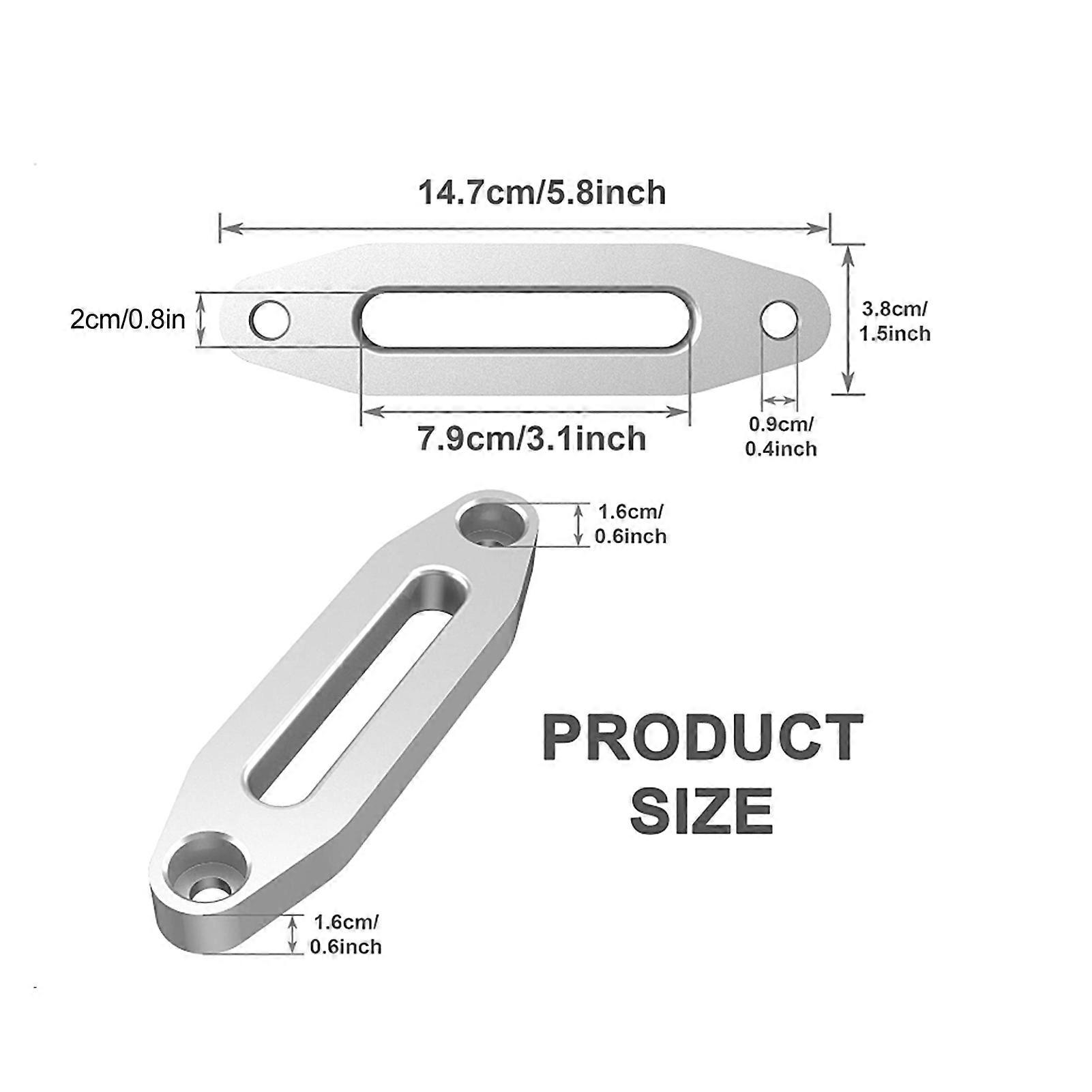 30004000lbs Hawse Fairlead Synthetic Winch Rope Cable Lead Guide ...