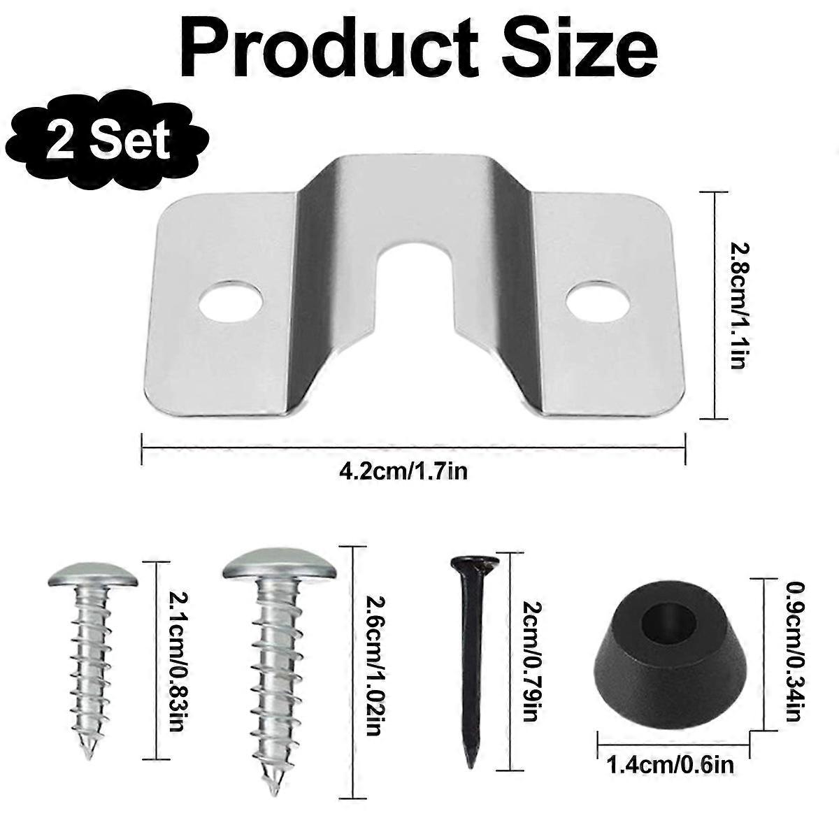 Dartboard Bracket - for hanging Dartboards - includes Screws and ...