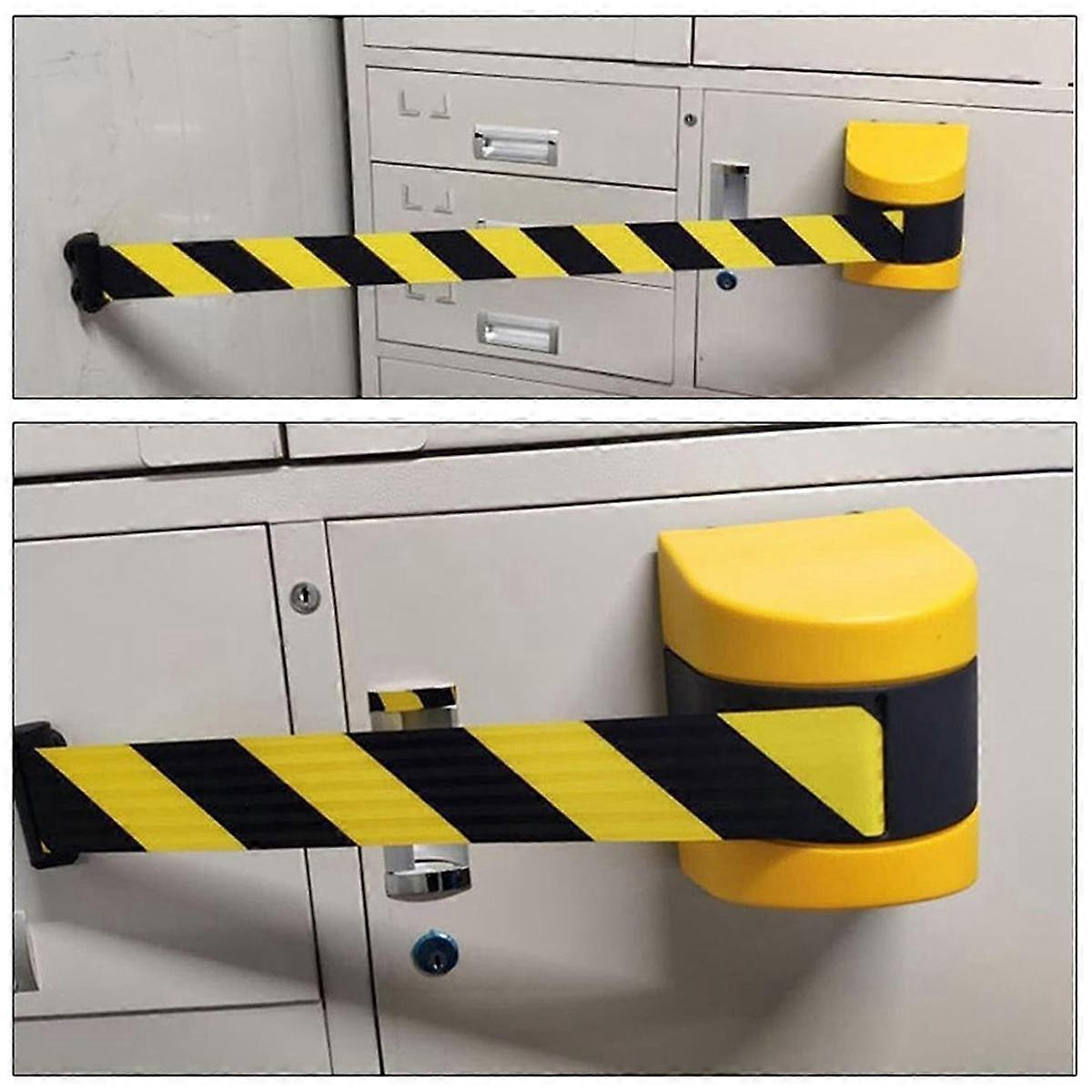 Magnetic Retractable Belt Barrier, Queue Barrier Belt with Magnetic ...