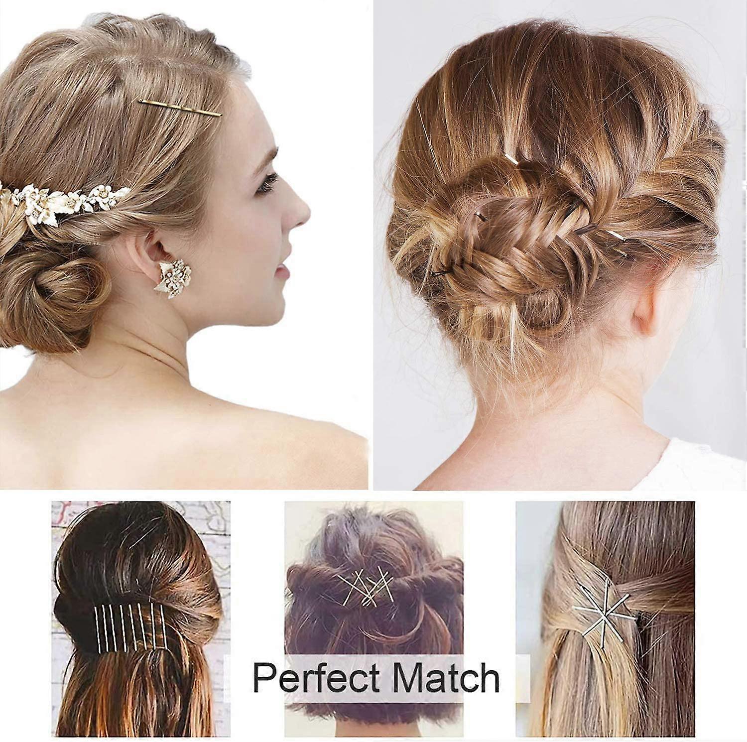a hair bun clip, 50 pieces woman hair Secure Hair Clips for Women Girls ...