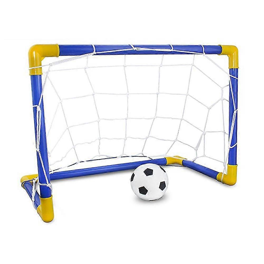 Sinknap Mini Inflatable Football Soccer Goal Post Net Set Kids Indoor ...
