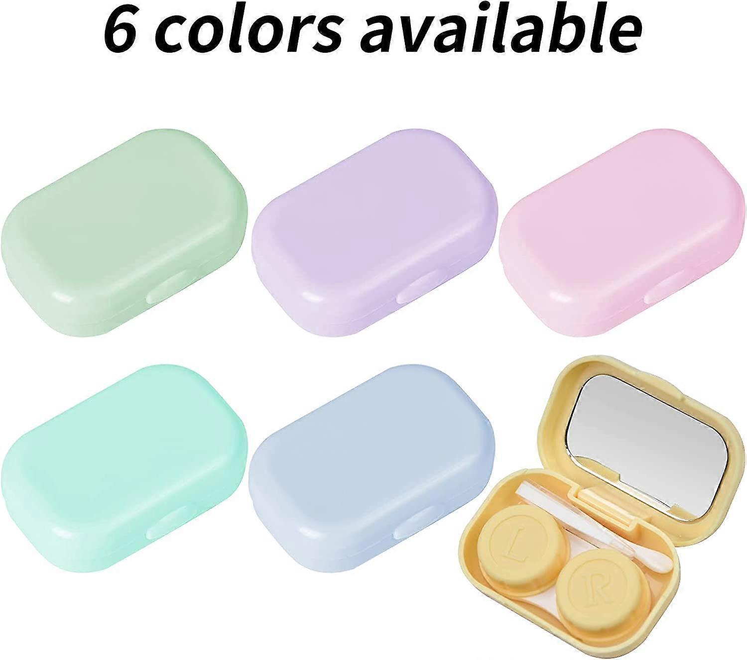 6 Pieces Contact Lens Case, Contact Lens Box, Contact Lens Container ...