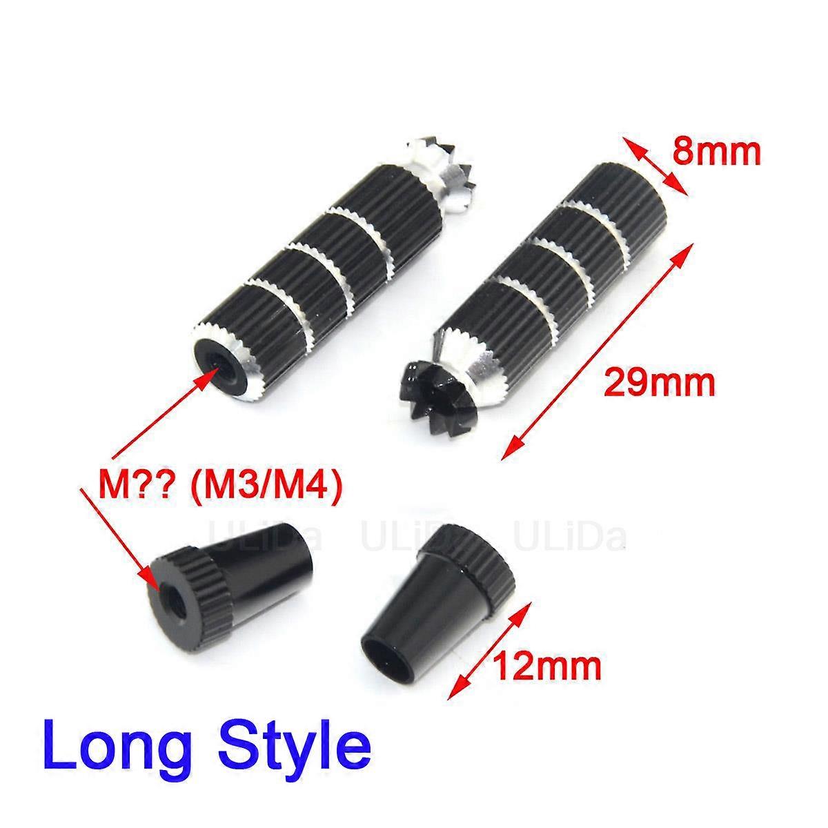 2PCS Transmitter M3 M4 Stick End Two-Section Length Adjustable Rc Hobby ...