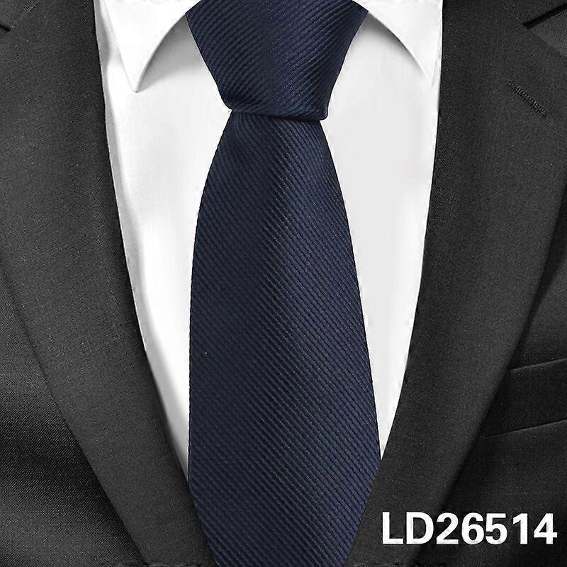 New Classic Solid Ties for Men Casual Skinny Neck Tie Gravatas Business Mens Neckties Corbatas 6 ...